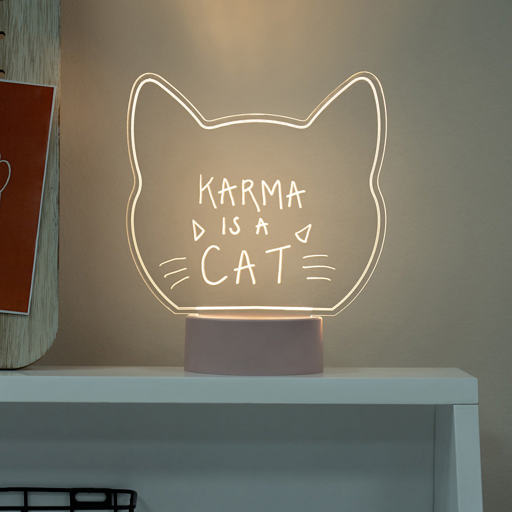 Cat Write On Neon Light – Geppetto's Toys