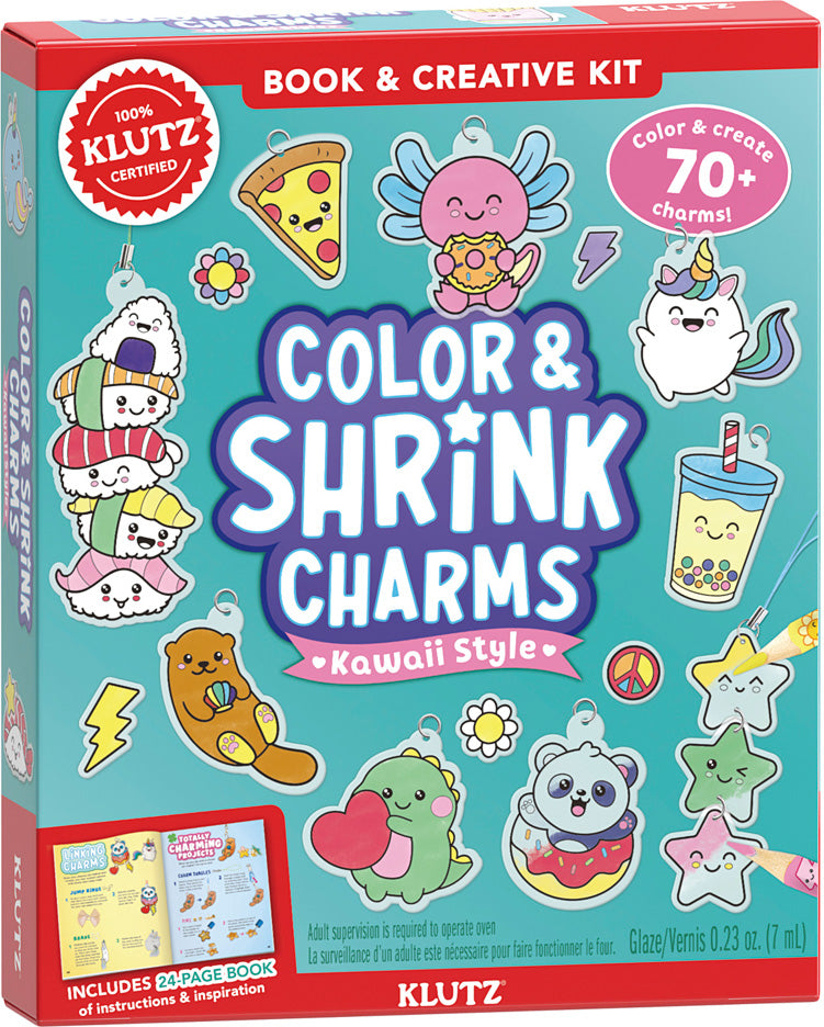 KLUTZ Color & Shrink Charms: Kawaii Style – Geppetto's Toys